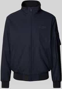 Original Bombers Bomberjacke mit Label-Print Modell Williston
