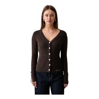 Guess Damen, Strickwaren, Braun, XLGr&ouml;&szlig;e