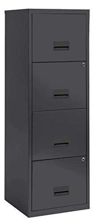 Pierre Henry Classeur Access, 4 tiroirs, anthracite, 40 x 125 x 40 cm