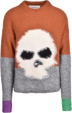 ERL Erl, Homme, Pulls, Multicolore, Taille: L Maglione Girocollo