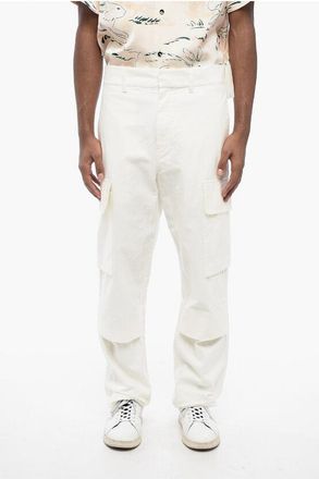 Jil Sander Hidden Fastening Cotton Cargo Pants Gr&ouml;&szlig;e 46