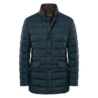 Moorer Elegante Winter-Steppjacke - - Jackets - Herren - Blau - 2XL