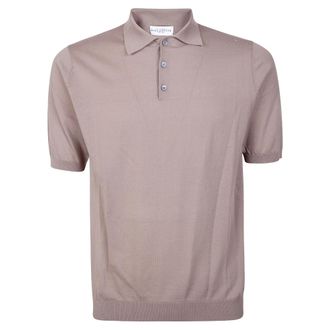 Ballantyne Claraite Baumwoll-Poloshirt - - Tops - Herren - Beige - M