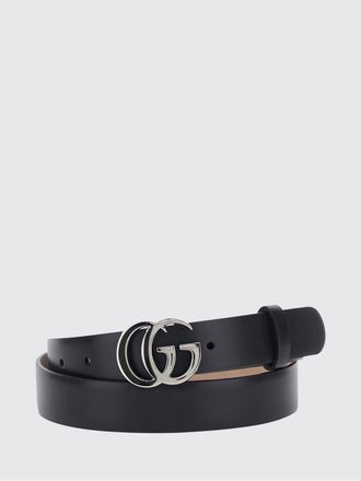 Gucci Ceinture GG Marmont en cuir de veau lisse avec boucle monogramme