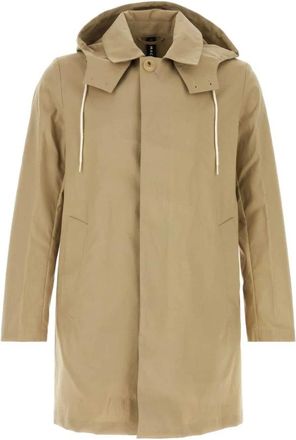 Mackintosh Homme, Manteaux, Beige, Taille: XS Cambridge Short Hooded Coat