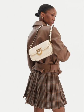 Pinko Handtasche Love Box Baguette Al 25-26 PLTT 105083 A26L &Eacute;cru