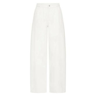 Ichi Ichi - Ihhezano PA5 Wide Pantalons - Femme - Pantalons - Blanc - Taille: W30 L32