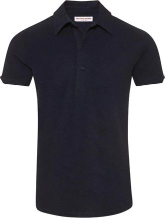 Orlebar Brown polo en coton - Bleu