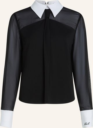 Karl Lagerfeld Bluse schwarz