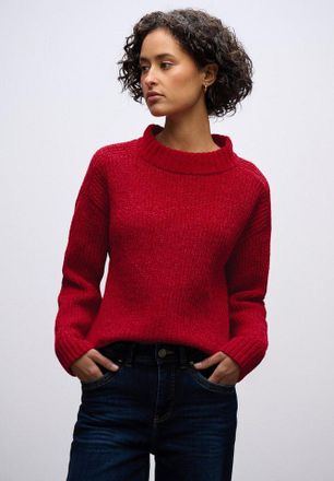 Street One Strickpullover mit Rippb&uuml;ndchen