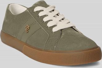 Lauren Ralph Lauren Sneaker aus echtem Veloursleder mit Logo-Detail
