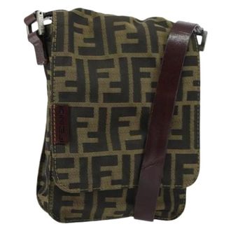 Fendi Pre-owned Canvas Cross Body Bag - - Pre-owned - Damen - Braun - ONE SIZE