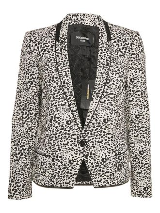 Zadig&Voltaire blazer à imprimé léopard - Noir