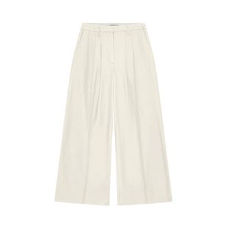 Birgitte Herskind Femme, Pantalons, Blanc, Taille: 36 FR Lotus Mid Waist Pants