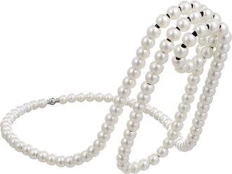 NUOBESTY VICASKY Kreatives Schmal Stehendes Weinregal in Perlenkettendesign Hängende Weinflaschenhalterung für Stilvolle Heimdekoration Vielseitig für Weinlage