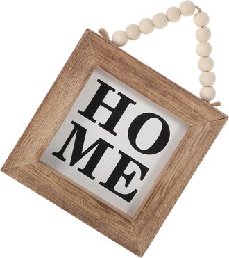 Cabilock Holzschild Zum Aufhängen Dekoratives Wandschild Aus Holz Wandkunst Buchstabenschild Für Zuhause Holztafel Für Wanddekoration Esszimmerornament Hängeta