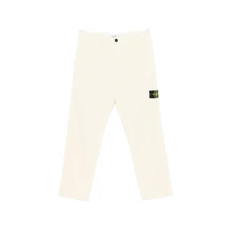 Stone Island Compass-motif Corduroy Trousers