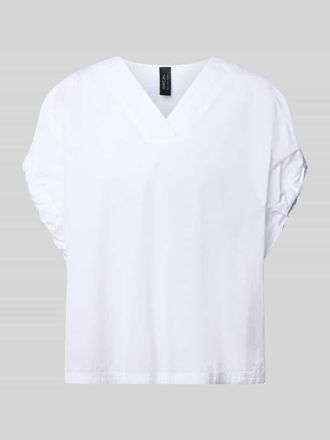 Marc Cain Relaxed Fit Bluse mit V-Ausschnitt