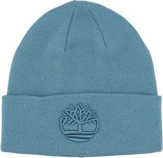 Timberland Blauer 3D Stickerei Beanie Hut - - Accessories - Herren - Blau - ONE SIZE