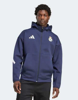 adidas Originals Real Madrid - adidas z.n.e. - Anthem - Veste - Encre légendaire-Noir