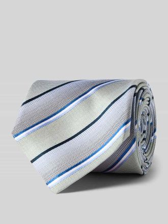 Monti Krawatte aus Seide mit Streifenmuster (7 cm)