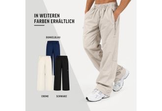 Smilodox Jogginghose Kynaro Trainingshose, Loose Fit, Trackhose f&uuml;r Gym & Freizeit elastischer Bund, Kordelzug, Rei&szlig;verschlusstaschen, Mesh-Futter