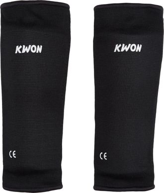 KWON Schienbeinschützer Stoff, Schwarz Kwon Junior