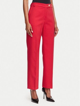 Rinascimento Rinascimento Stoffhose CFC0131088003 Rot Regular Fit