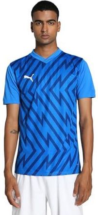 Puma Teamglory Maillot de Football, Bleu Ignite-Blanc, XL Mixte