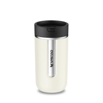 Nespresso Travel Mug Medium Vanilla Ice 400ml | Thermobecher Kalt & Warm f&uuml;r Kaffee, Tee, Matcha, etc. | Auslaufsicher, sp&uuml;lmaschinenfest | Kaffeebecher to go m