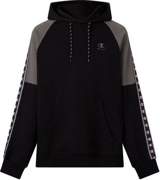 Champion Kapuzensweatshirt Sports-inspired Interlock Hoodie with Tape detailing f&uuml;r sportliche Aktivit&auml;ten, mit Rundhalsausschnitt