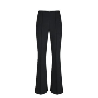 Riani Figurbetonte Hose mit Schlitz am Saum - - Trousers - Damen - Schwarzk - L