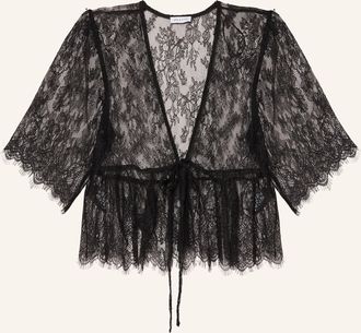 Mrs & Hugs Mrs & Hugs Spitzenbluse schwarz
