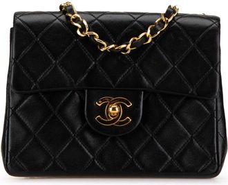 Chanel mini sac à bandoulière Flap (1991-1994) - Noir