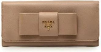Prada Portefeuille Long Pre-owned - Femme - Pre-owned - Brun - Taille: ONE Size