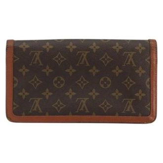 Louis Vuitton Pre-owned Vintage Clutch - Femme - Pre-owned - Brun - Taille: ONE Size
