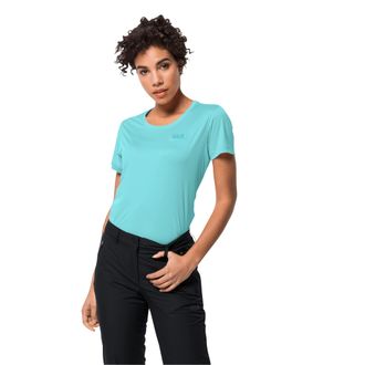 Jack Wolfskin Damen Standard Tech Tee, Peppermint, Größe S