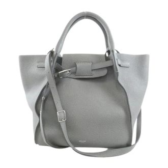 Celine Pre-owned Small Big Bag Calf Bag - Femme - Pre-owned - Gris - Taille: ONE Size