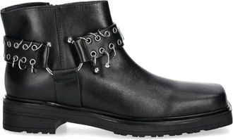 Patrizia Pepe bottines à détails doeillets - Noir