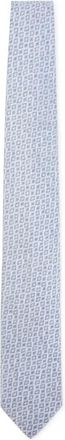 Lanvin Homme, Accessoires, Bleu, Taille: ONE Size Silk Tie Mini Losange