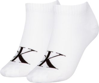 Calvin Klein Socks CKJ WOMEN SNEAKER 2P MONOGRAM
