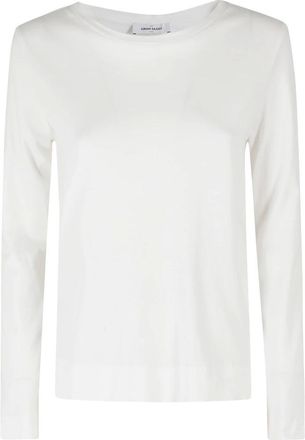 Gran Sasso Femme, Tops, Blanc, Taille: 38 FR Marinara T-shirt &agrave; manches longues