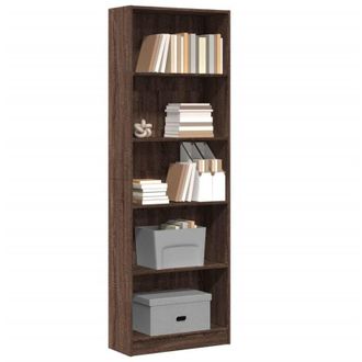 vidaXL Bücherregal Braun Eichen-Optik 60x24x176 cm Holzwerkstoff - Vidaxl