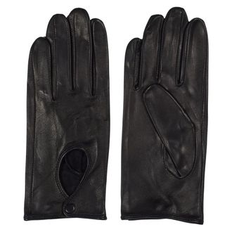 Howard London Femme, Accessoires, Noir, Taille: 8 1/2 IN Gants Emelie en cuir