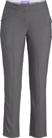 Jack & Jones Damen Jxellis Reg Tap Mw Pant TLR Noos Hose, Dark Grey Melange, M EU