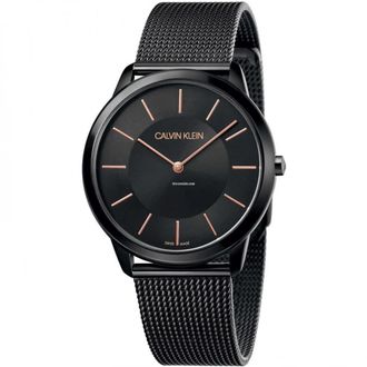 Calvin Klein Minimalistische Uhr - - Accessories - Herren - Schwarzk - ONE SIZE
