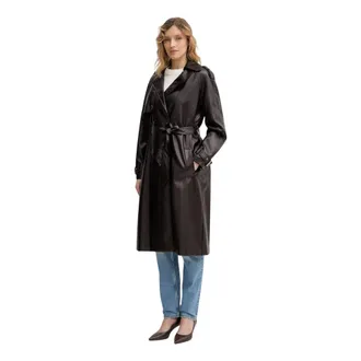 Guess Femme, Manteaux, Brun, Taille: 40 FR Bianka Trench