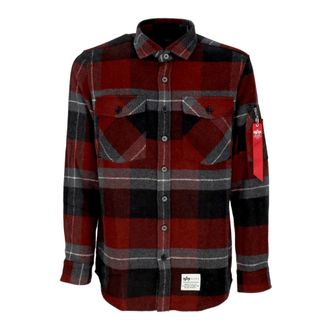 Alpha Industries Homme, Chemises, Multicolore, Taille: M Unfrm Chemise en Flanelle