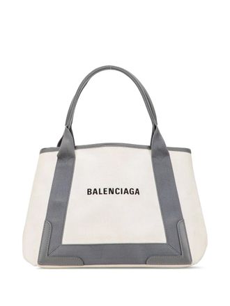 Balenciaga sac à main Cabas S (2020) - Blanc