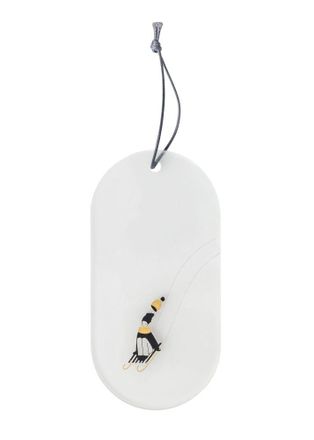 R&auml;der Glasanh&auml;nger Goldkufen - H&auml;nger - Weihnachten